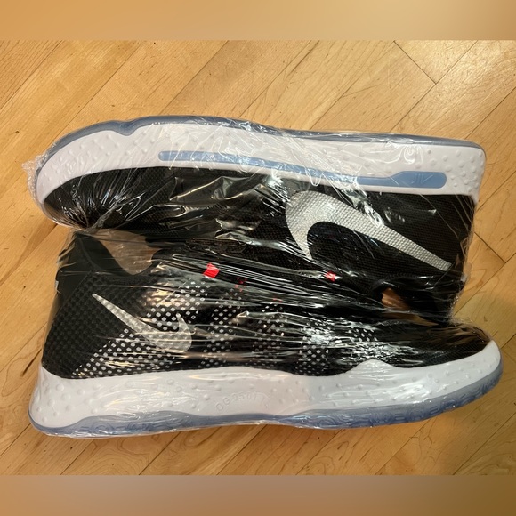 Nike | Shoes | Nike Pg 4 George Mens Size 8 Basketball Black White ...